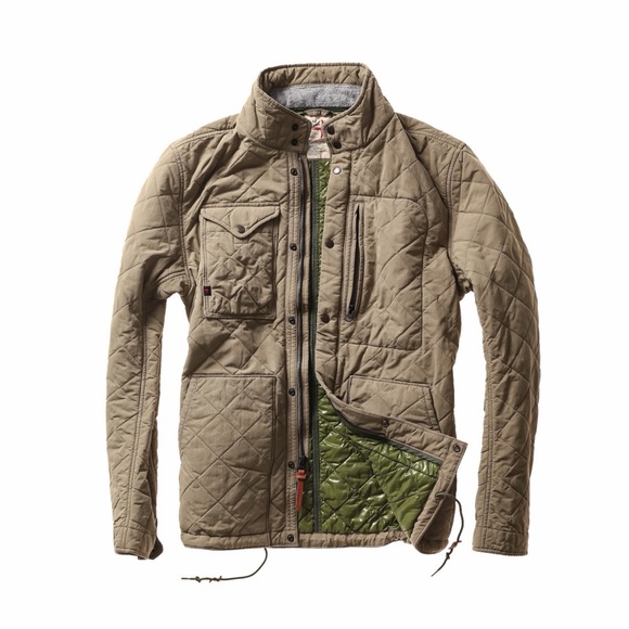 Relwen | Jackets & Coats | Relwen Quilted Tanker Jacket Lg Barley ...